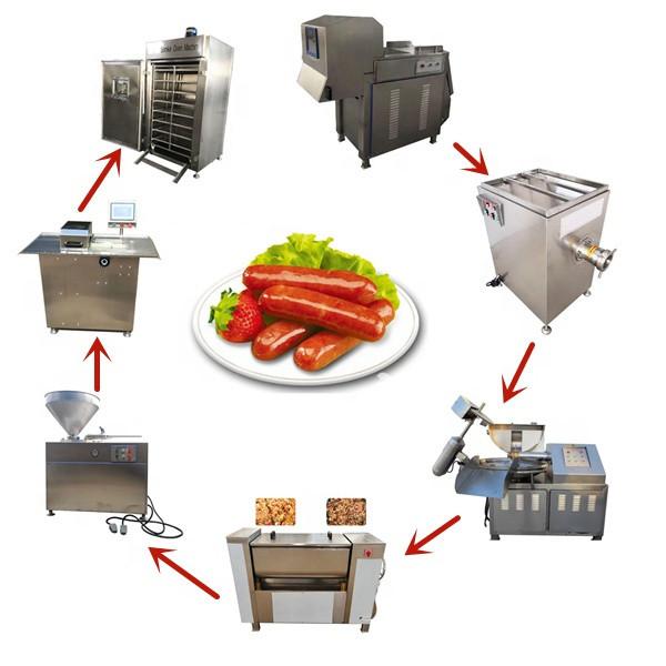 Quality Commercial 1/6 Ham Sausage Production Line 2100*920*1040mm for sale