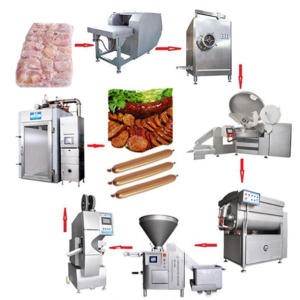 Quality Commercial 1/6 Ham Sausage Production Line 2100*920*1040mm for sale