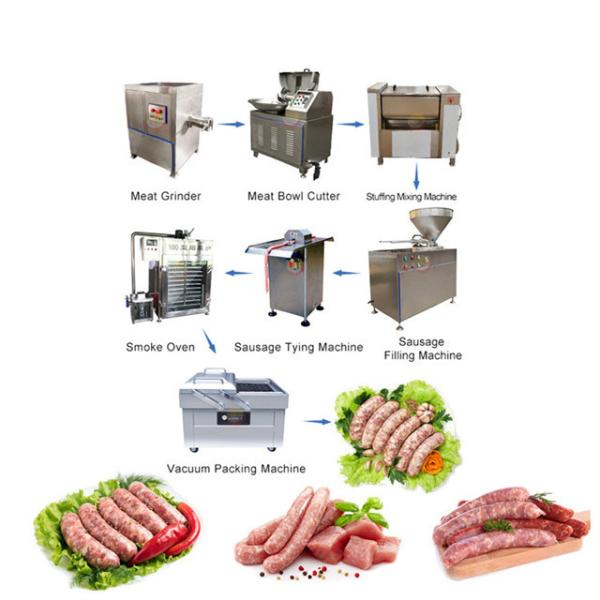 Quality 1/6 Automatic Sausage Production Line Machinery Pneumatic Hydraulic for sale