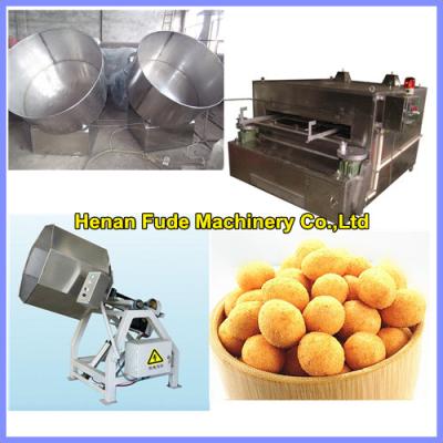 China Flour coated peanut processing equipment.peanut coating machine for sale