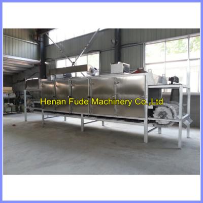 China hot air peanut roaster, chain plate peanut roasting machine for sale