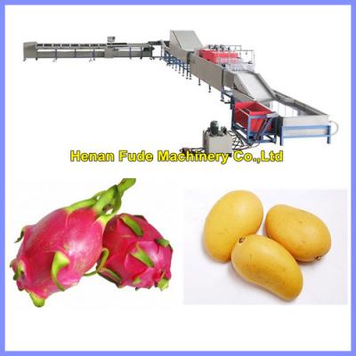 China Fruit Cleaning, Waxing, Drying and Grading Production Line for sale