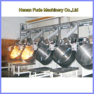 China peanut flour coating machine, japanese bean flour coated peanut machine for sale
