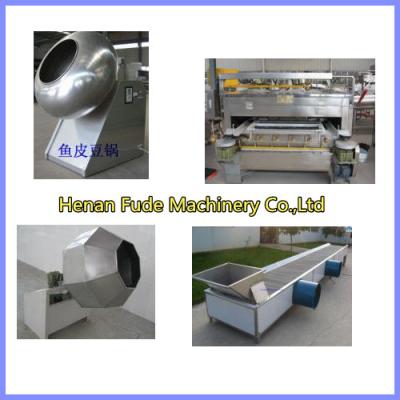 China peanut coating machine, flour coated peanut machine for sale