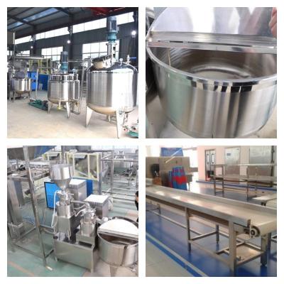 China peanut butter processing line 200kg/h, peanut butter making machines for sale