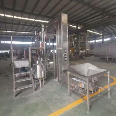 China automatic peanut coating machine, Japanese bean coating machine, flour coated peanut machine for sale