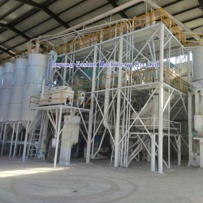 China 30t/day corn grits processing line, corn grits flour milling machines for sale