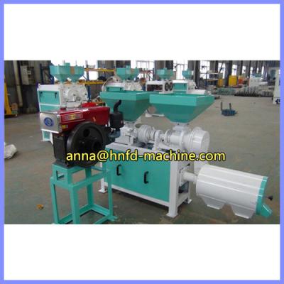 China corn grit making machine with diesel, rice milling machine for sale