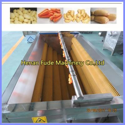China turnip washing machine, ginger washing machine,lotus root cleaning machine for sale