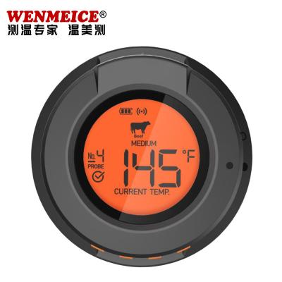 China Termómetro elegante de la comida de Bluetooth con la punta de prueba ambiente en venta