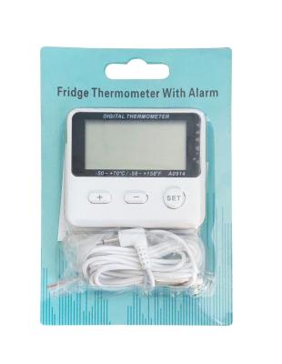 China Termômetro do refrigerador do congelador de A0914 Digitas com o ímã do sensor da ponta de prova à venda