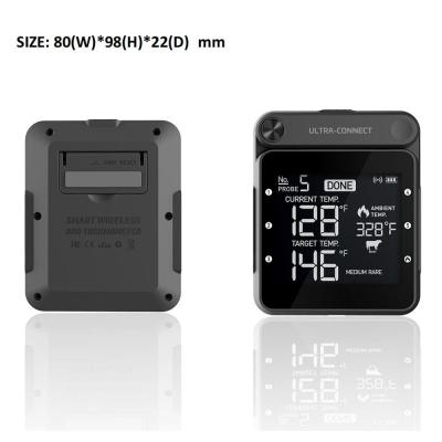 China Slimme Digitale Verre Bluetooth het Vleesthermometer van WiFi met Magneet Typec Rech Te koop