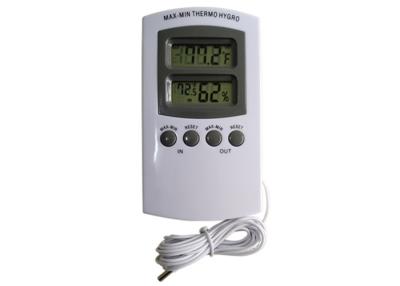 Cina Termo igrometro minimo massimo di Digital per monitor dell'interno/all'aperto di temperatura in vendita