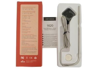 Cina Termometro di carne del BBQ di Bluetooth del cavo della maglia degli ss, termometro della sonda della griglia termoresistente in vendita