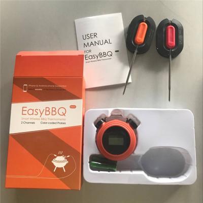 Cina Cellulare libero del App di Bluetooth dell'ABS del termometro di plastica dell'alimento azionato con due sonde in vendita