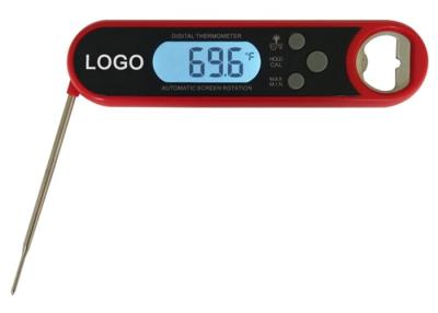 Cina Termometro elettronico dell'alimento Backlit rotazione automatica, latte di Digital che schiuma termometro con l'apri di bottiglia di birra in vendita