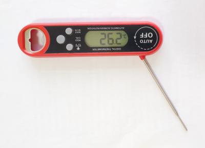 中国 Lcdは折り畳み式電子肉温度計/バーベキューの喫煙者の温度計の調査を表示します 販売のため