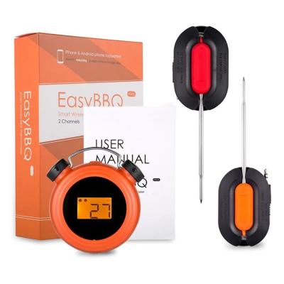中国 耐熱性調査が付いている2チャンネルのBluetooth BBQ肉温度計 販売のため