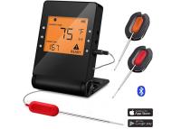 China 6 Probe Bluetooth BBQ Thermometer Digital Meat Thermometer for Grilling 100m Range for sale