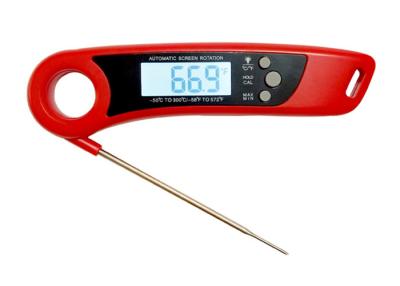Cina Termometro dell'alimento del BBQ Digital con la sonda piegante una risposta ultraveloce di 3 secondi in vendita