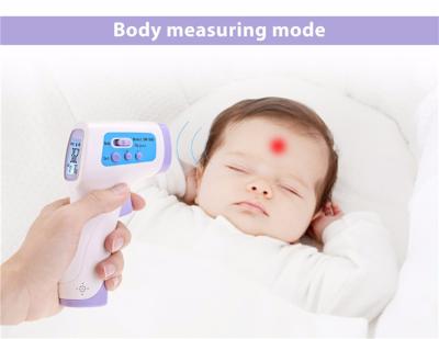 Cina Nessun termometro infrarosso della fronte/orecchio di Digital di tocco con la lampadina LCD per il bambino in vendita