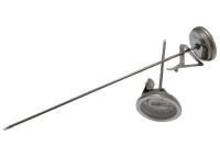 China Easy Read High Temperature Dial Thermometer 12 Inch Probe 50-550F Instant Cooking Thermometer for sale