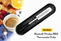 China Mini Wireless Probe Bluetooth Food Thermometer Quick Charge 5 Min 4 Probes Meat BBQ for sale