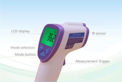 Cina Lampadina infrarossa di colori del bambino 3 del termometro di Digital della fronte LCD del grado medico in vendita