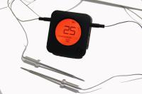 China Bluetooth 5.0 Food Thermometer Foldable 3 AAA Battery 100m Range for Meat for sale
