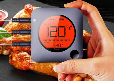 Chine Grandes sondes Digital du thermomètre de four de Bluetooth d'affichage d'affichage à cristaux liquides 6 pour griller à vendre