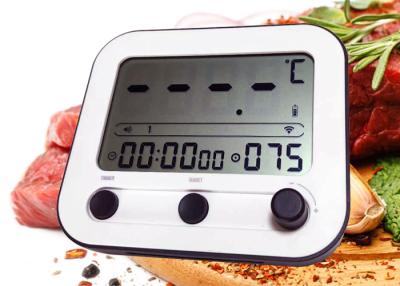China Drahtloser Bluetooth-Fleisch-Thermometer-lange Strecken-Edelstahl-Sonden-Thermometer zu verkaufen