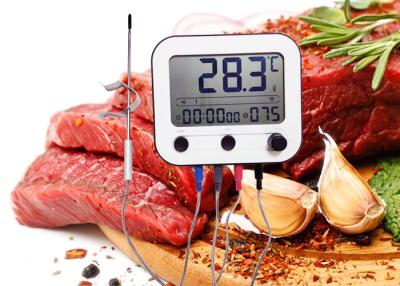 China BBQ, der Nahrungsmittelthermometer Raucher WIFIS Bluetooth mit 4 Sonden und Klipp grillt zu verkaufen