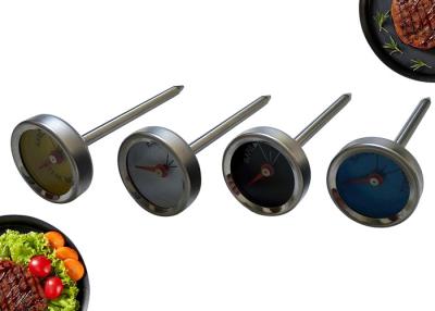 Cina Termometro bimetallico Ø dell'alimento del Bbq del calibro di temperatura del piatto di quadrante dimensione della sonda di 60mm * di 3,8 in vendita