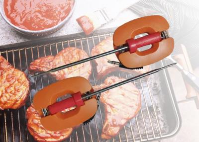China O instante leu a ponta de prova fina da ponta do termômetro 2.5mm do BBQ de Bluetooth da carne com pontas de prova máximas do grampo da grade 6 à venda
