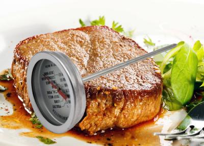 China Roestvrij staalmoment Gelezen Thermometer 52cm het Vleestemperatuur van de Wijzerplaatdiameter het Meten Te koop