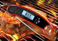 China Foldable Long Stem Digital Instant Read Kitchen Thermometer 300°C IP67 for sale