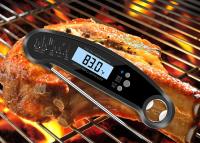 China Foldable Long Stem Digital Instant Read Kitchen Thermometer 300°C IP67 for sale