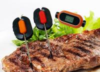 China Wireless Bluetooth BBQ Thermometer with 2 Probes 100m Range 0-350°C for sale