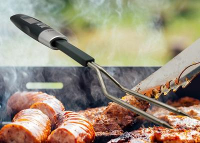 Cina Commestibile del termometro di temperatura del Bbq della lampadina dell'affissione a cristalli liquidi di preregolamento della carne con 2 batterie AAA in vendita