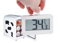 China Digital Mini Fridge Freezer Thermometer 0.1C Accuracy ABS Plastic 43g for sale