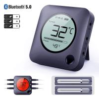 China Digital Six Probes Wireless Bluetooth BBQ Thermometer 100m Range 3s Fast Read for sale