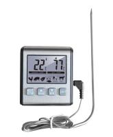 China Digital Kitchen Timer Thermometer 1.5V Countdown Countup 99 Min 59 Sec for sale
