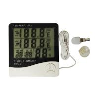 China Customized Indoor Outdoor Digital Thermo Hygrometer -10 to 50C with Extra Sensor for sale