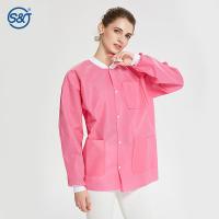 China Customized Disposable Lab Jackets Sms Waterproof Breathable for sale
