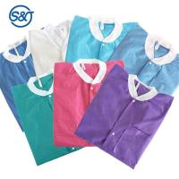 China Customized Disposable Lab Jackets Sms Waterproof Breathable for sale