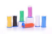 China Disposable Micro Applicator Brush Denture Colorful Plastic Micro Swabs  OEM for sale