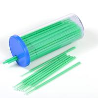 China Disposable Micro Applicator Brush Denture Colorful Plastic Micro Swabs  OEM for sale