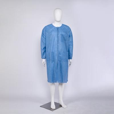 Cina All'ingrosso progetti gli sms per il cliente riutilizzabili unisex non tessuti dentari medici premio lungamente collega il cappotto con un manicotto eliminabile del laboratorio con il polsino elastico in vendita