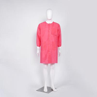 Cina All'ingrosso progetti gli sms per il cliente riutilizzabili unisex non tessuti dentari medici premio lungamente collega il cappotto con un manicotto eliminabile del laboratorio con il polsino elastico in vendita