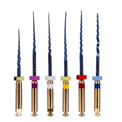 China SJ Dental Engine Use File Niti Super Rotary Heat Activated Endodontic Root Canal Files Te koop